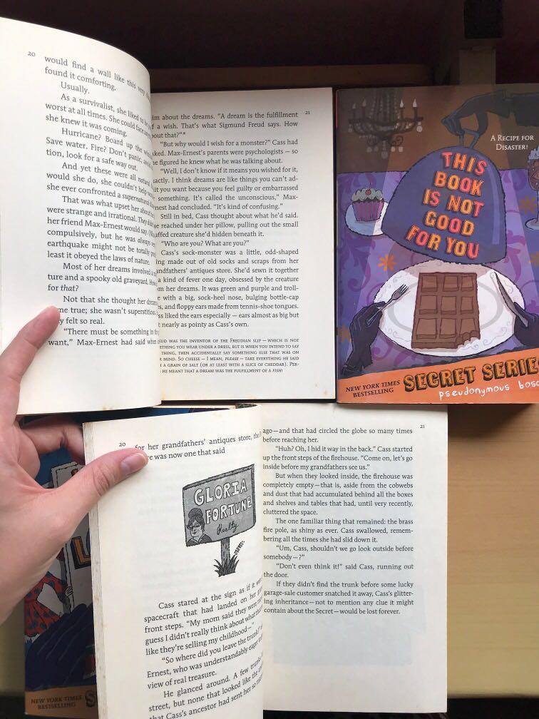 The Secret Series by Pseudonymous Bosch, Hobbies & Toys, Books ...