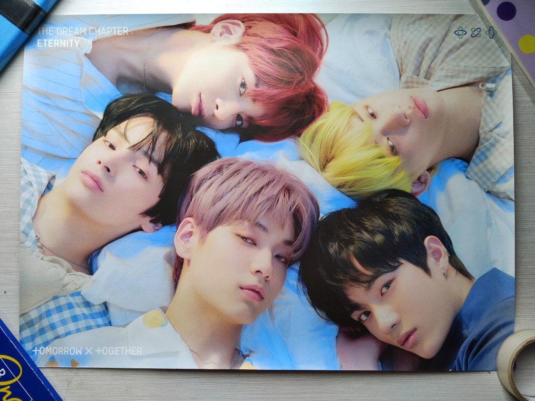 TXT TDC: Eternity Official Poster, Hobbies & Toys, Memorabilia ...
