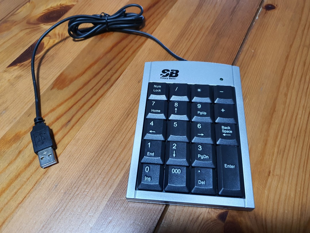 Usb numeric keypad, Computers & Tech, Parts & Accessories, Computer Keyboard on Carousell