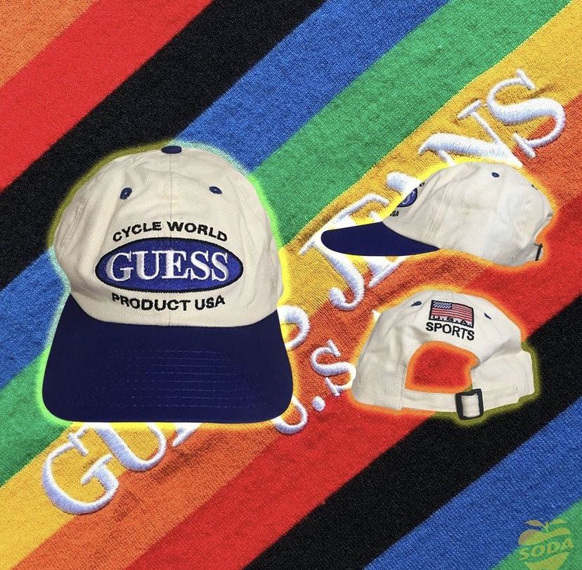 vintage guess cap, Men's Fashion, Watches & Accessories, Caps & Hats on ...