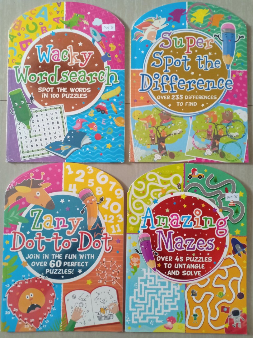 Wacky Wordsearch, Spot the Difference, Zany dot to dot and Amazing ...