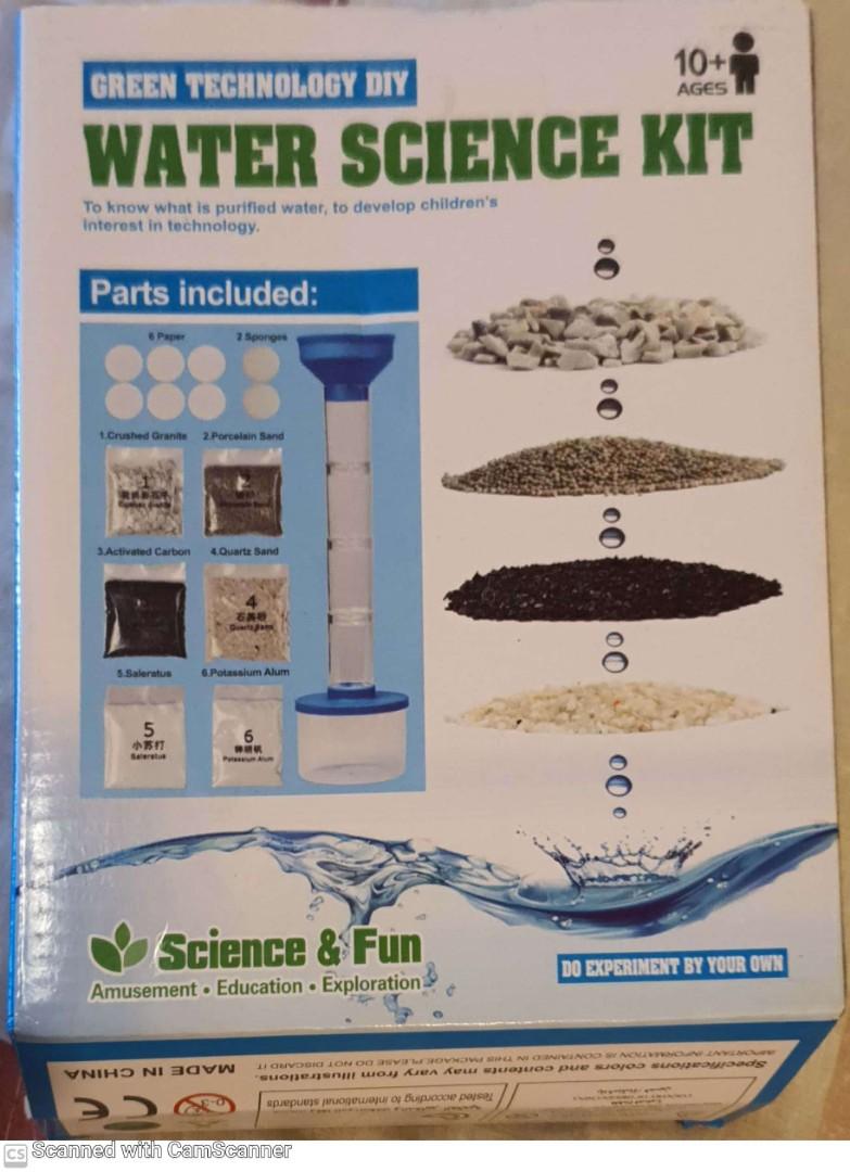 Water Science Kit, Hobbies & Toys, Toys & Games on Carousell