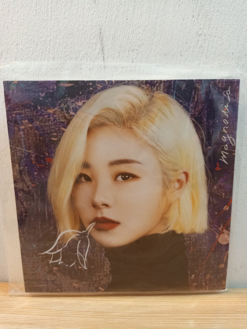 Wheein Magnolia Soar Redd Sintra Boards with wood stand SET, Hobbies ...