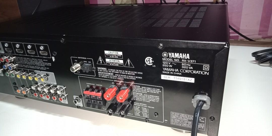 Yamaha RX-V371 5.1 Av Receiver, Audio, Soundbars, Speakers & Amplifiers ...