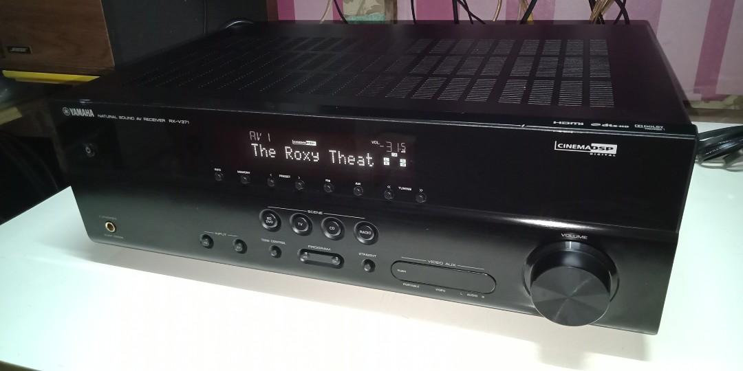 Yamaha RX-V371 5.1 Av Receiver, Audio, Soundbars, Speakers & Amplifiers ...