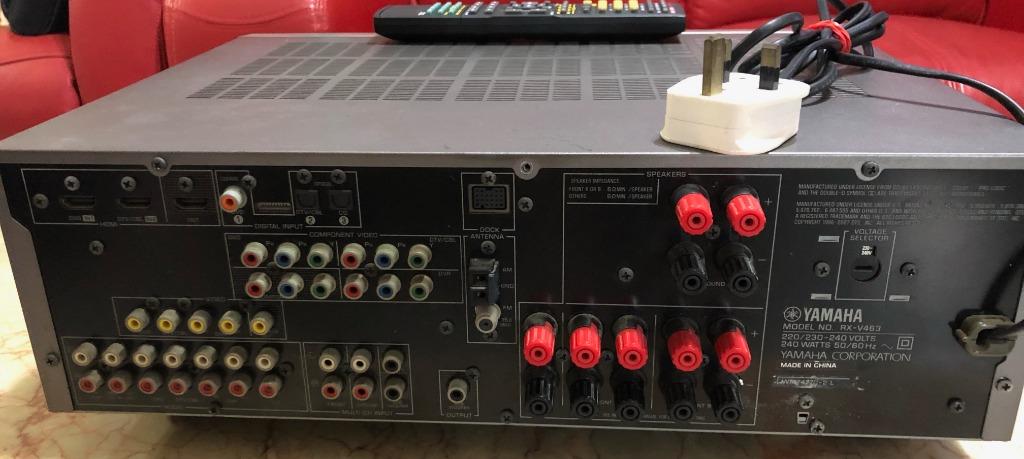 Yamaha RX-v463 AV receiver, Audio, Other Audio Equipment on Carousell