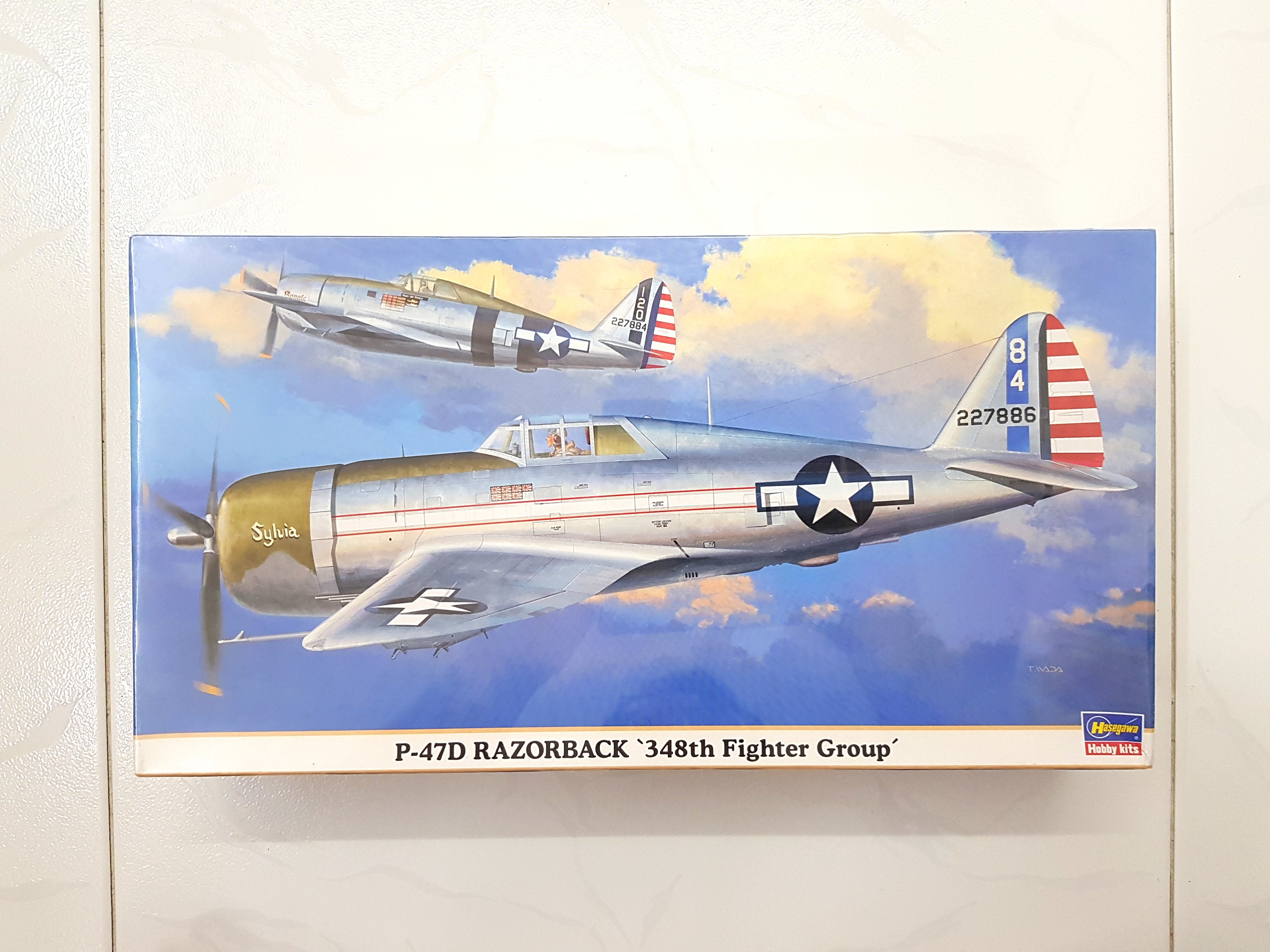 1/48 #09615 Hasegawa USAF Fighter P-47D Razorback '348th Fighter Group ...