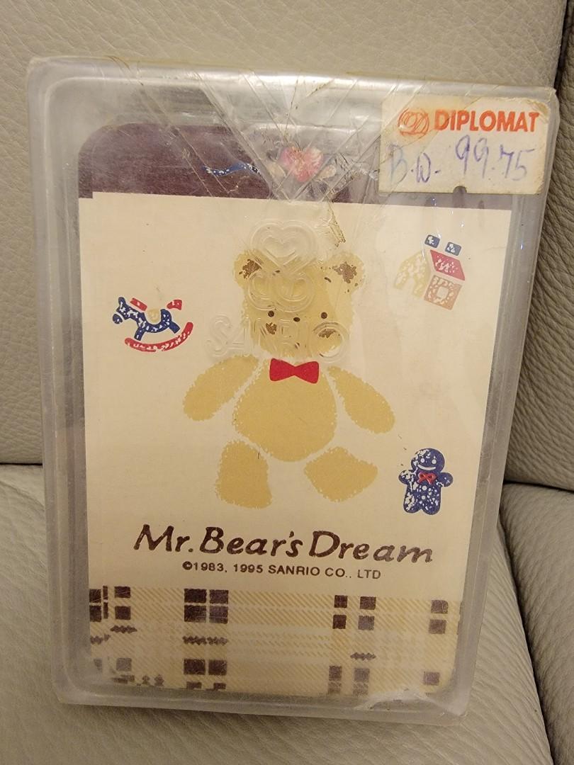 罕有 Mr Bear's Dream 1995年 啤牌, 興趣及遊戲, 收藏品及紀念品, 明星周邊 - Carousell