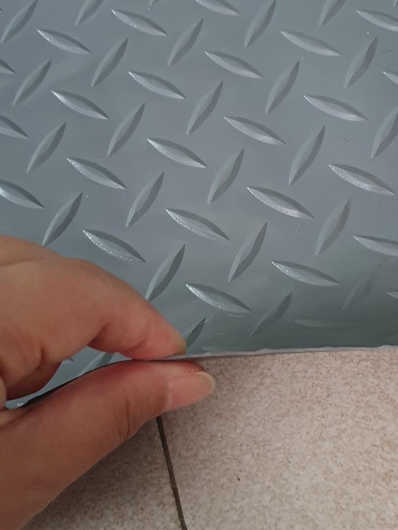 Antislip PVC sheet mat in grey, Furniture & Home Living, Home ...