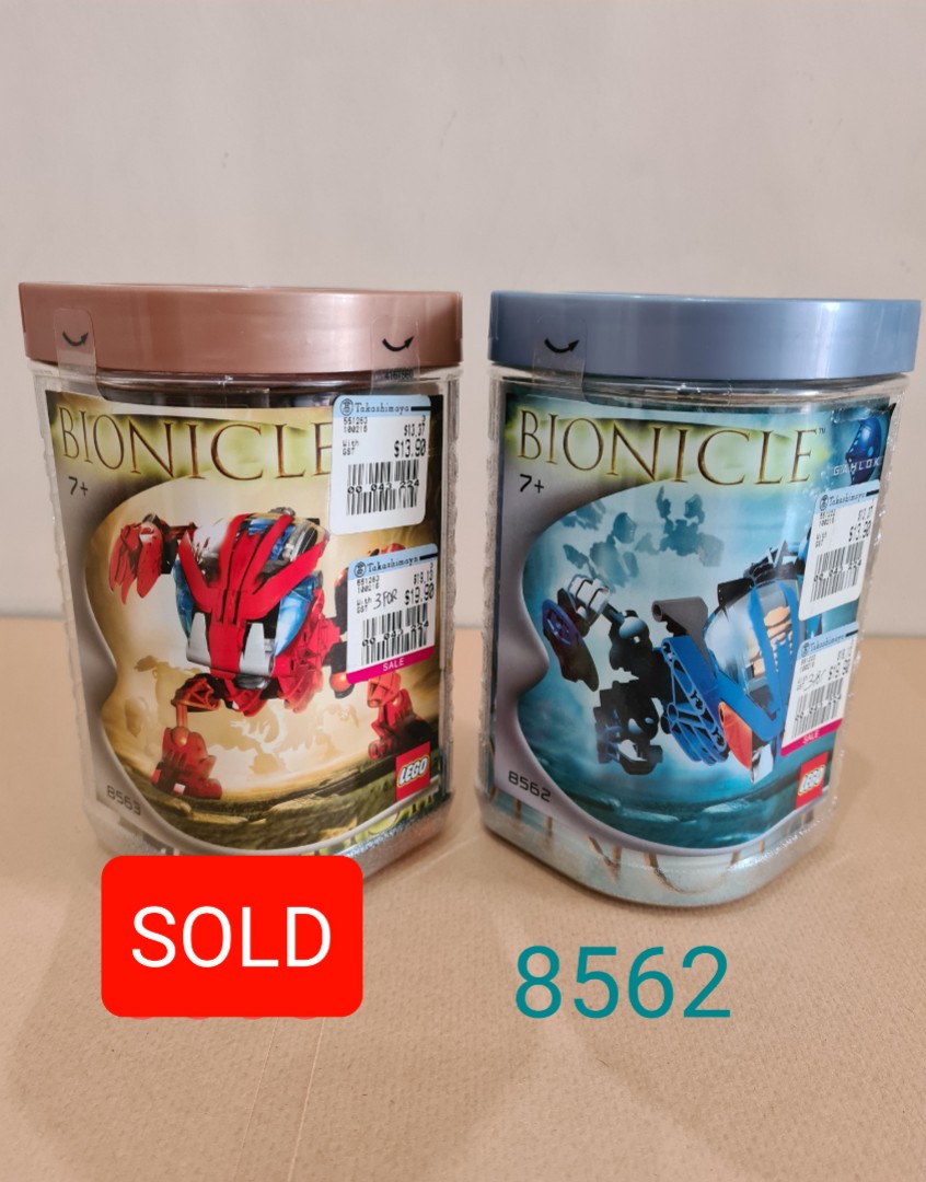 Authentic LEGO Bohrok Bionicle Sets 8562 & 8563 (released in 2002 ...