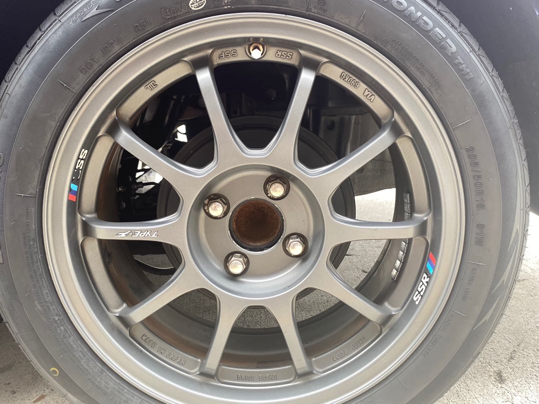 Authentic SSR Type F 16 inch, Car Accessories, Tyres & Rims on Carousell