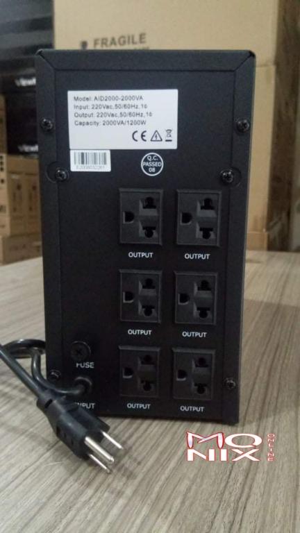 AWP AID2000 2000VA 1200W UPS Line Interactive, Computers & Tech, Parts ...