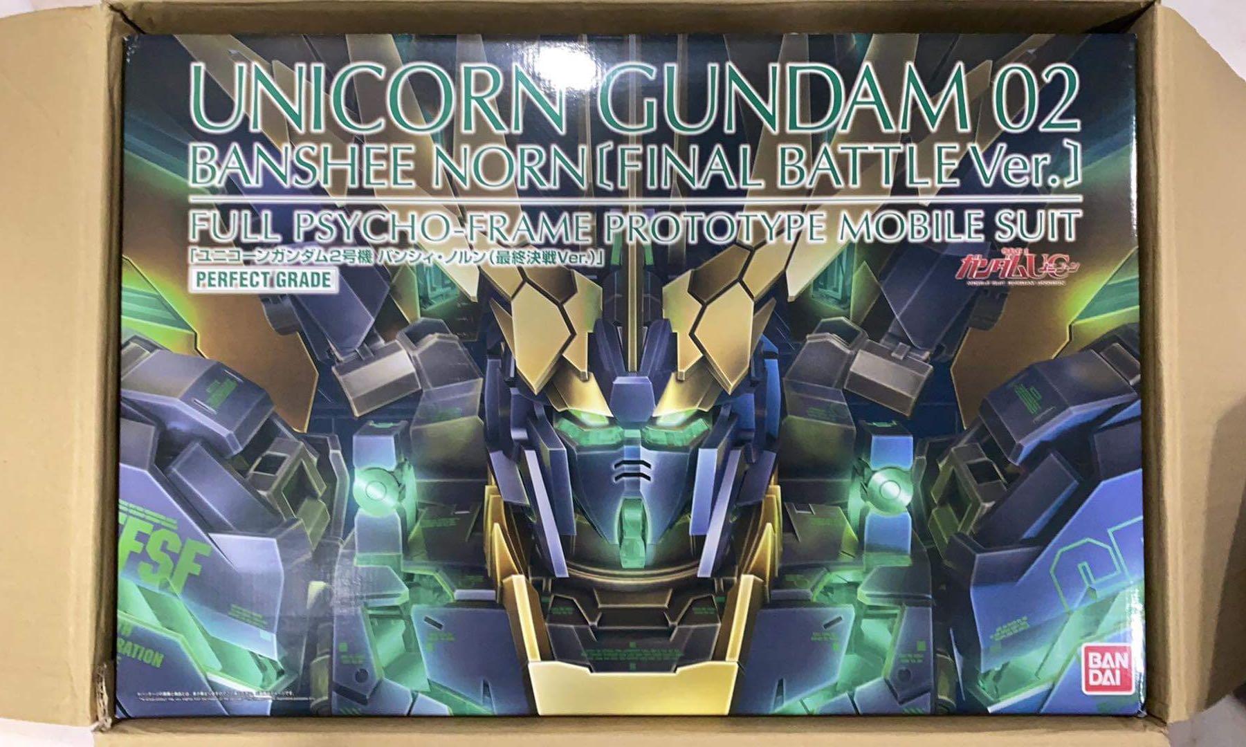 Bandai Perfect Grade Banshee Norn Final Battle Version, Hobbies & Toys ...