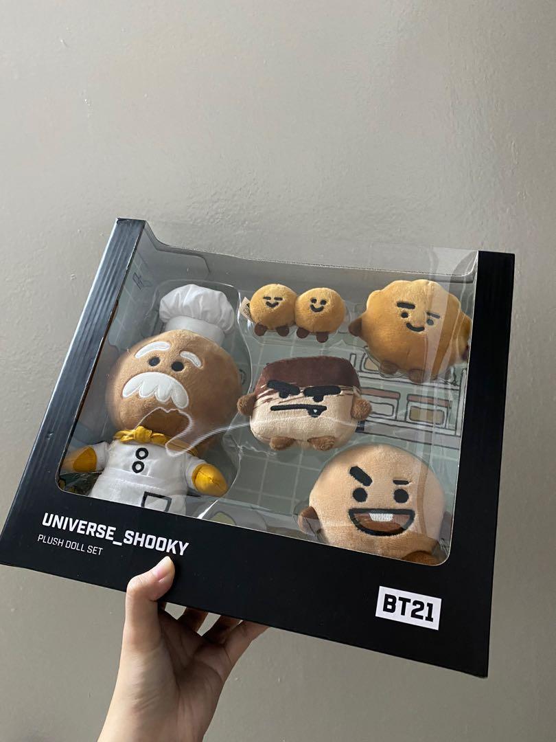 INSTOCK BTS BT21 shooky family set plush, Hobbies & Toys, Toys & Games ...