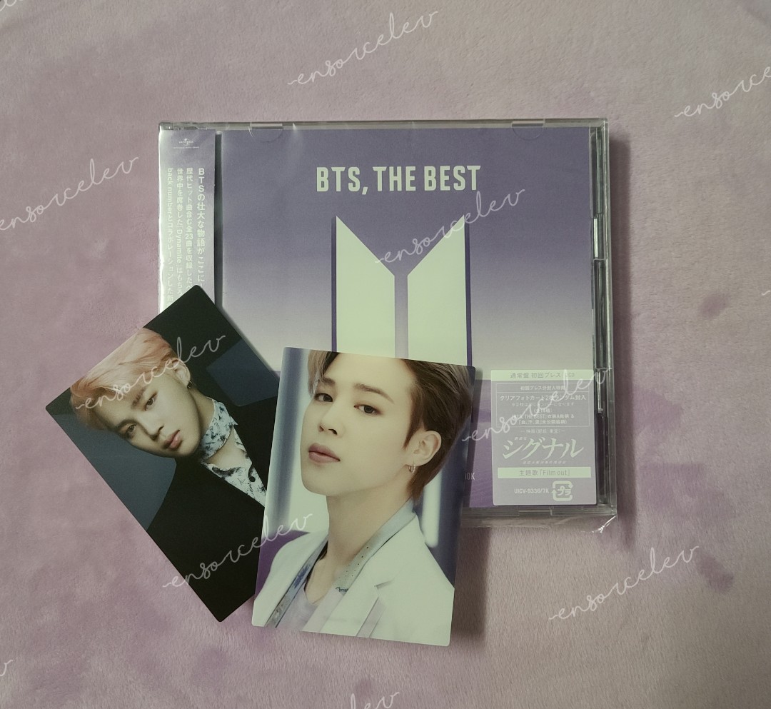 [放]BTS,THE BEST通常盤～JIMIN兩張photocard, 興趣及遊戲, 收藏品及紀念品, 韓流 - Carousell
