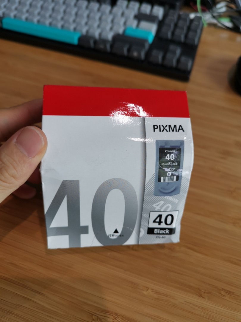 Canon pixma pg-40 Black 16ml, Computers & Tech, Printers, Scanners ...