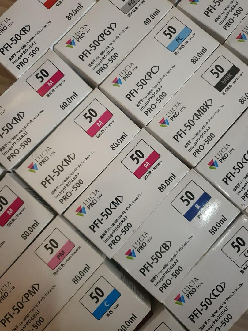 CANON Pro-500 Ink (Various Colours, Expired Ink), Computers & Tech ...