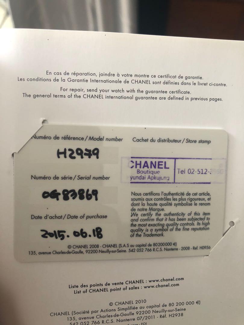Chanel J12 box, manual, card and CD, Luxury, Watches on Carousell