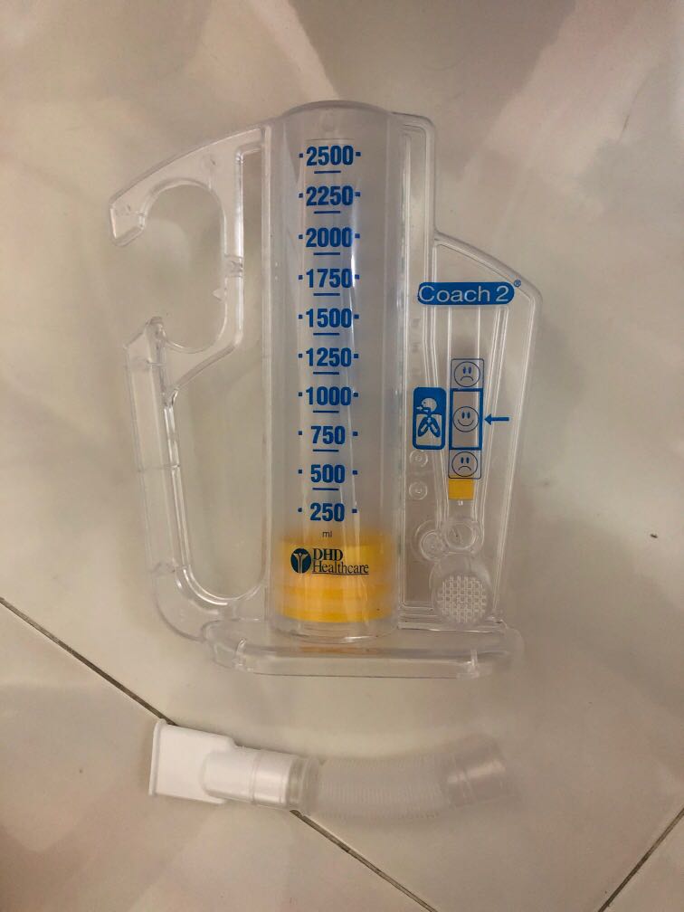 Coach 2 incentive Spirometer, Health & Nutrition, Assistive ...