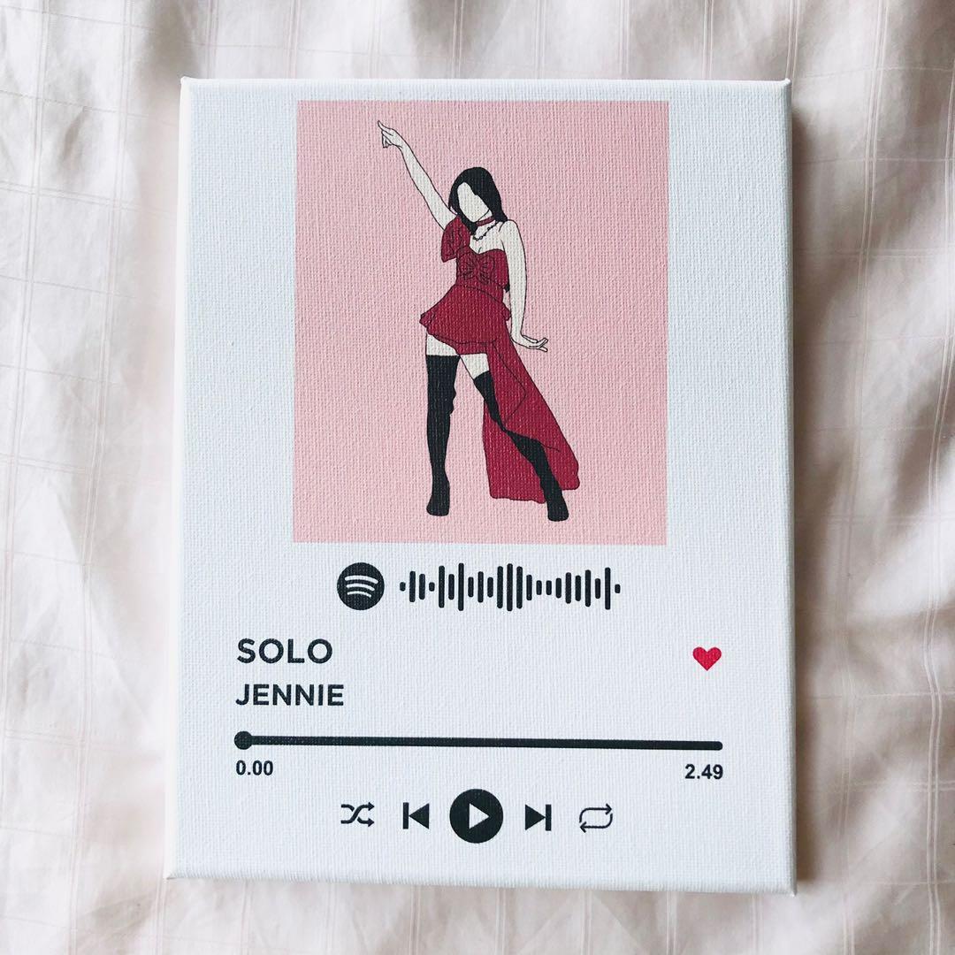 CUSTOM CANVAS SPOTIFY BOARD, Hobbies & Toys, Art & Prints on Carousell