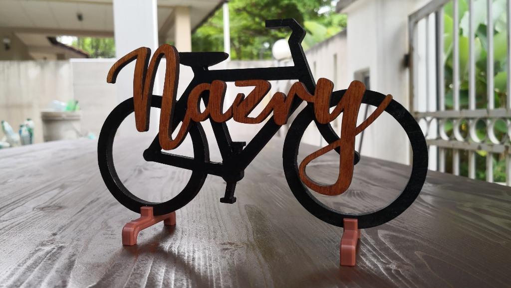 Custom Table/Shelf Name Tag, Hobbies & Toys, Stationery & Craft ...