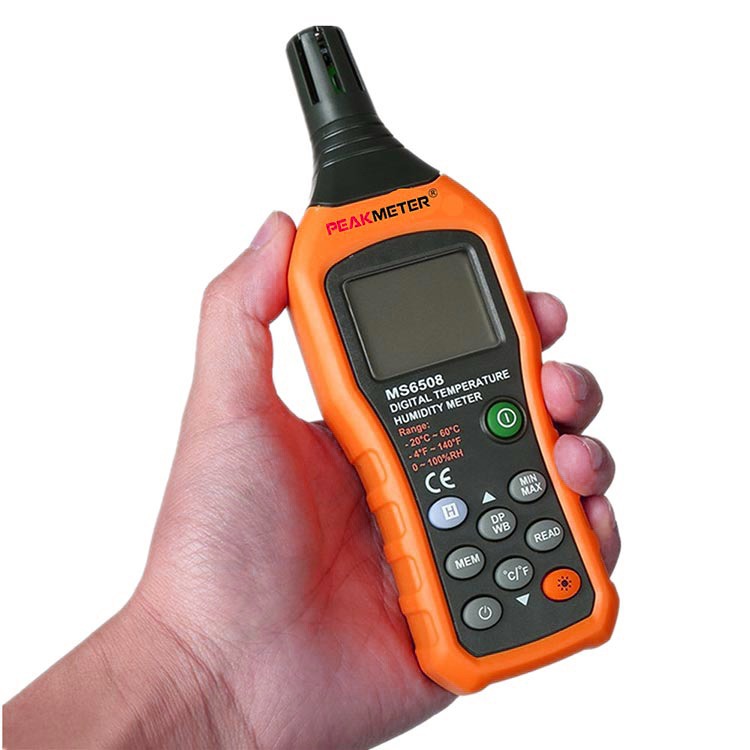 Digital Temperature Humidity Meter Digital Psychrometer Thermometer ...