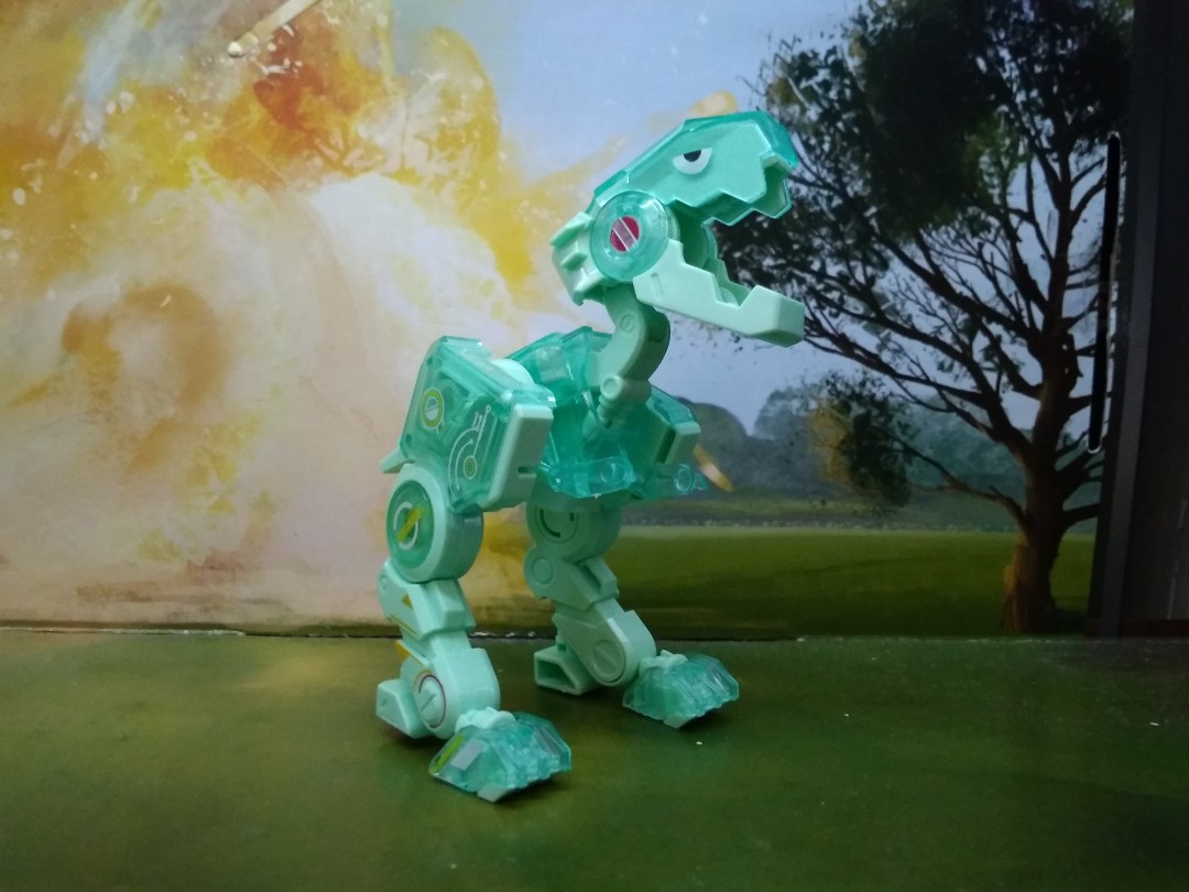 Dinosaur T-Rex Transforming Cube Green, Hobbies & Toys, Collectibles ...