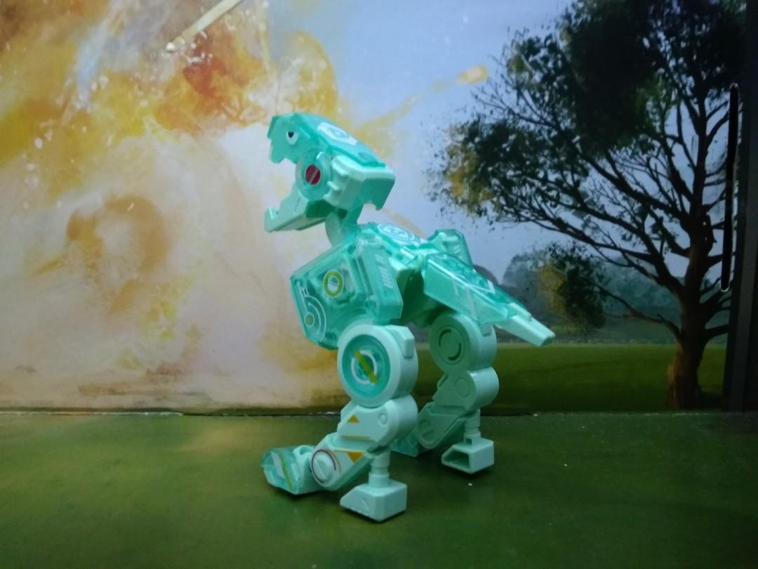 Dinosaur T-Rex Transforming Cube Green, Hobbies & Toys, Collectibles ...