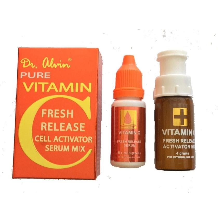 Dr. Alvin PURE VITAMIN C FRESH RELEASE CELL ACTIVATOR SERUM MIX, Beauty ...