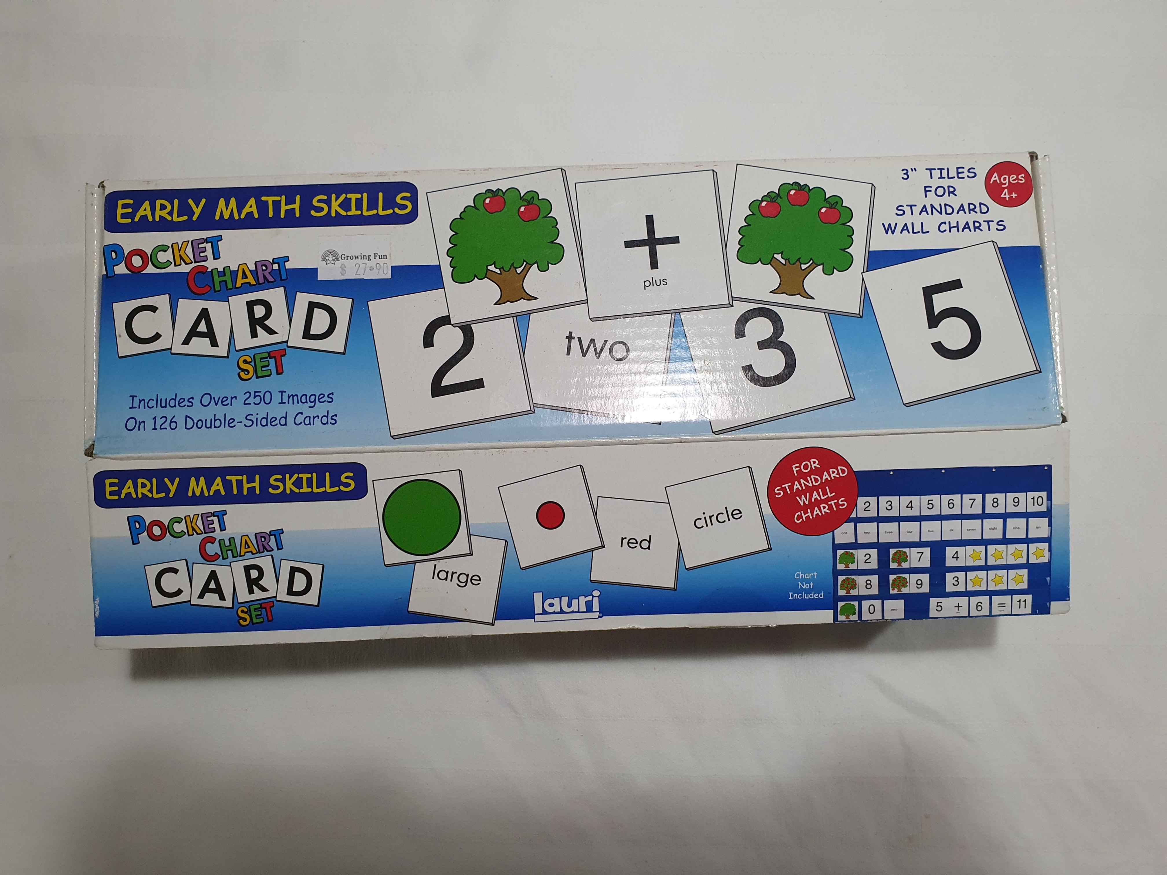 Early math skills pocket chart card set, Babies & Kids, Infant Playtime ...