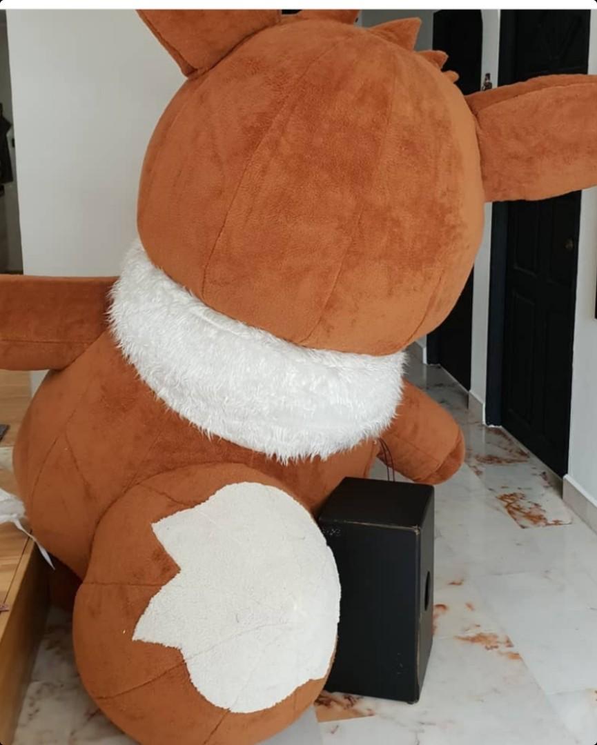 Flocked Eevee Pokemon Inflatable Costume, Hobbies & Toys, Memorabilia ...