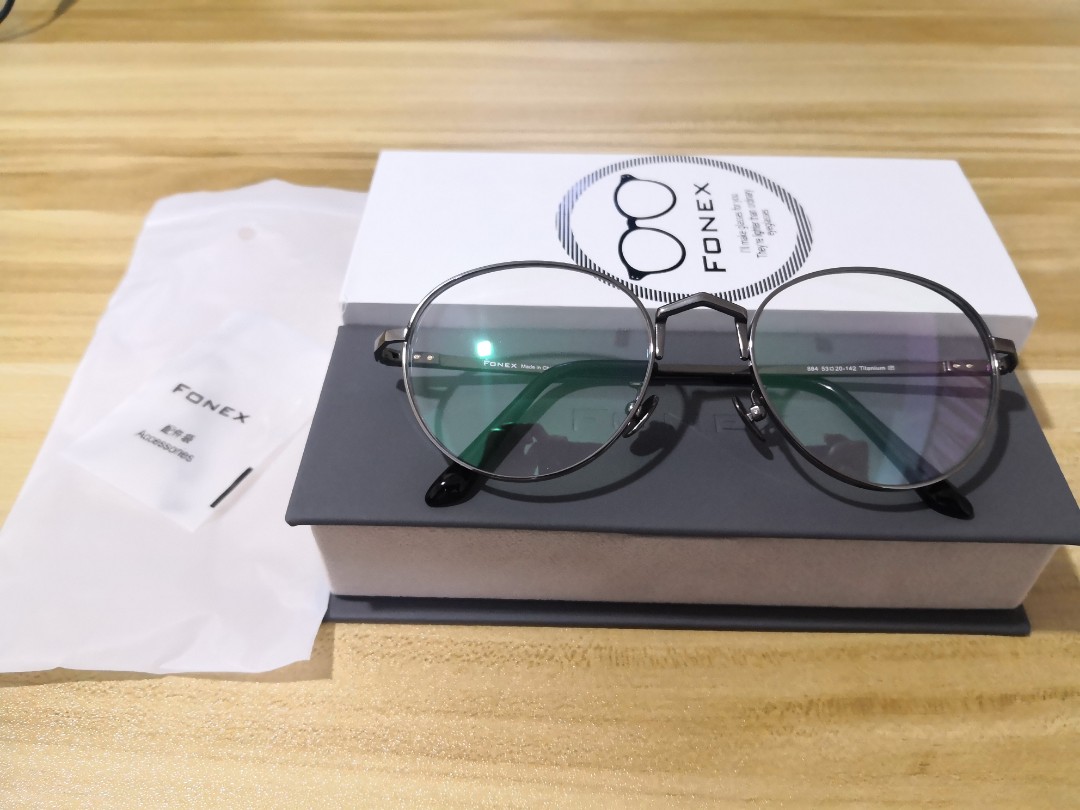 FONEX Titanium eyewear frame, Men's Fashion, Watches & Accessories ...