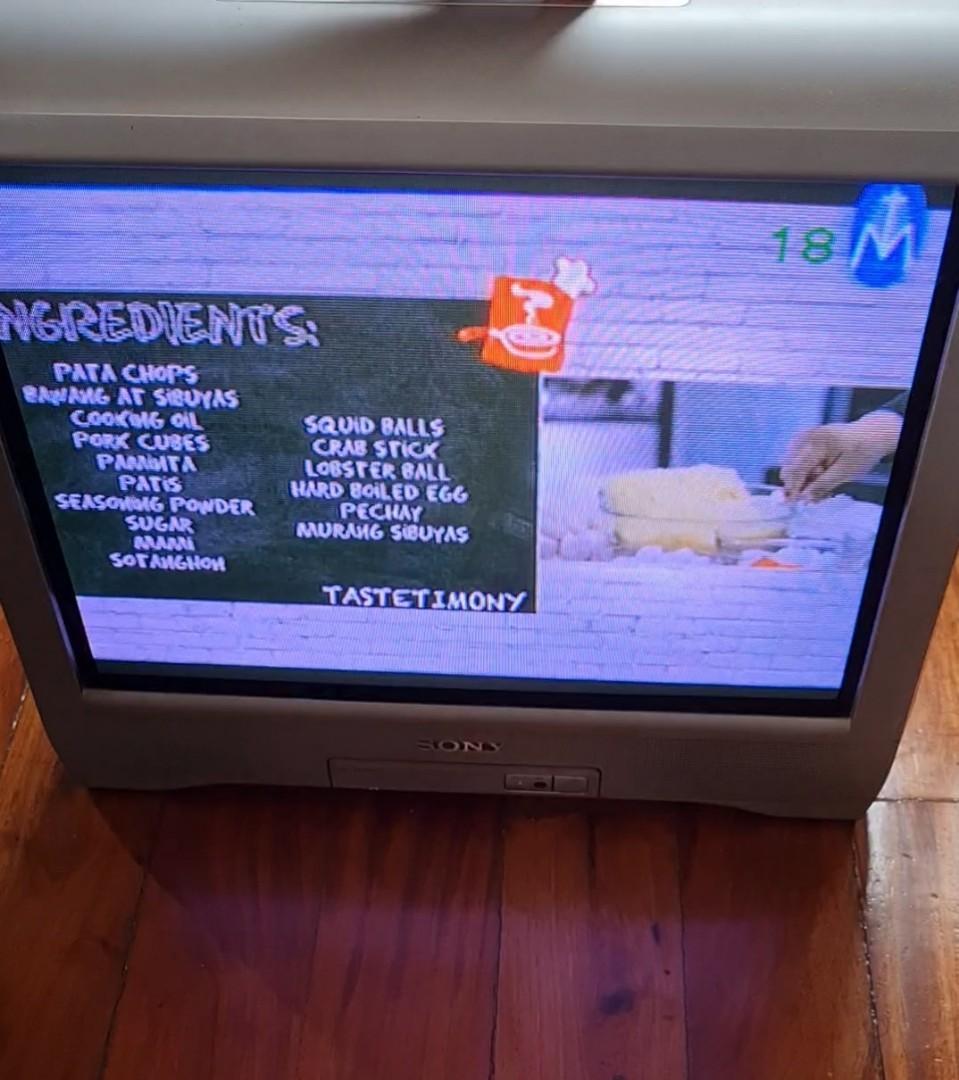 For Sale Sony Trinitron 19 Inches Colored TV, TV & Home Appliances, TV ...