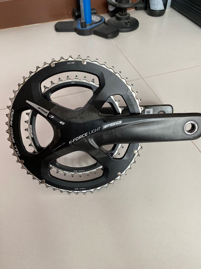 Fsa k force light crankset, Sports Equipment, Bicycles & Parts, Parts ...