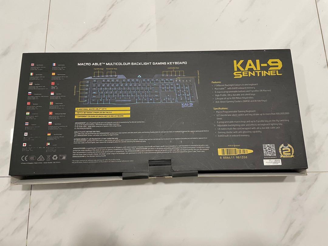 Gaming Keyboard kal-9 Armageddon, Computers & Tech, Parts & Accessories ...