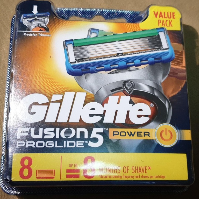 Gillette Fusion ProGlide Power Razor Cartridges Refill, 8ct, Beauty ...