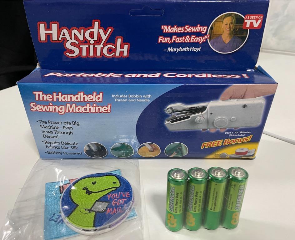 Handy Stitch Handheld Sewing Machine, Hobbies & Toys, Stationery ...