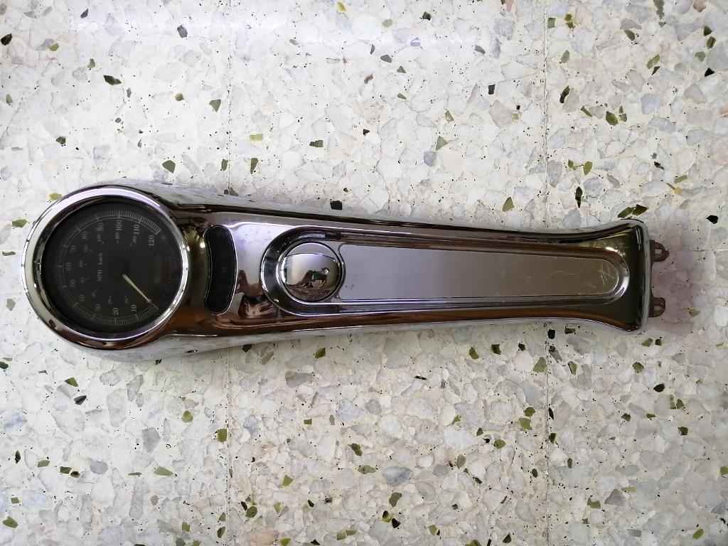 Harley Davidson Deuce tank console with speedo and ignition switch ...