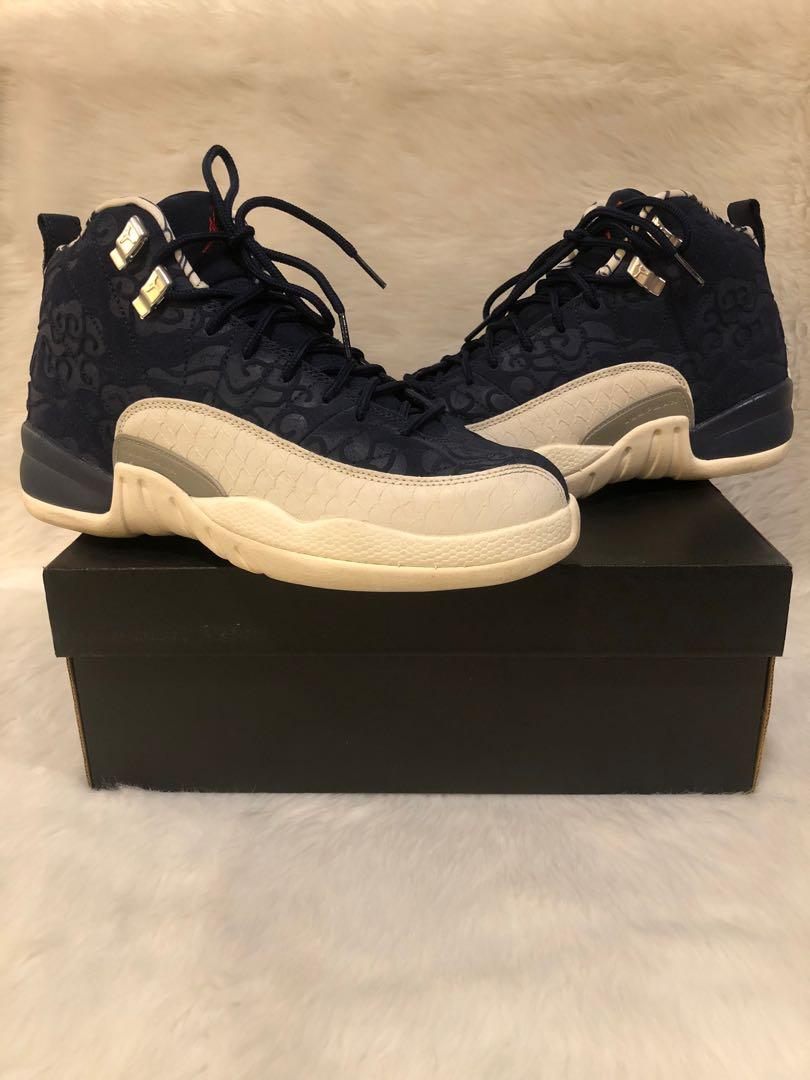 Jordan 12 Retro International Flight Japan (GS), Men's Fashion ...