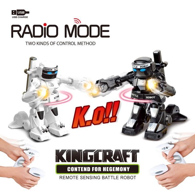 Kingcraft 2 Player RC Boxing Robots Fight To Win! Remote Control Battle ...