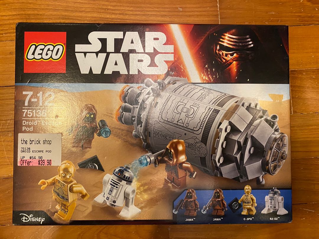 Lego 75136 Droid Escape Pod, Hobbies & Toys, Toys & Games on Carousell