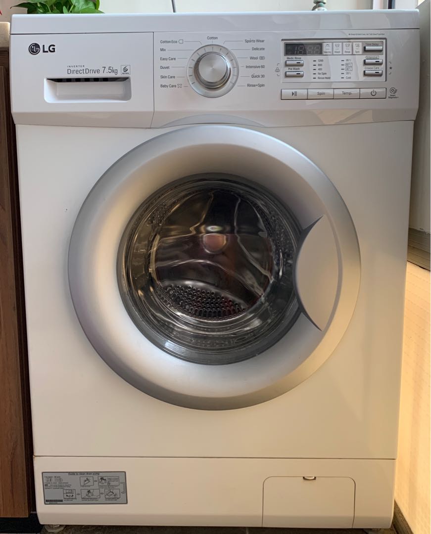 LG Inverter Direct Drive front load washing machine, TV & Home ...