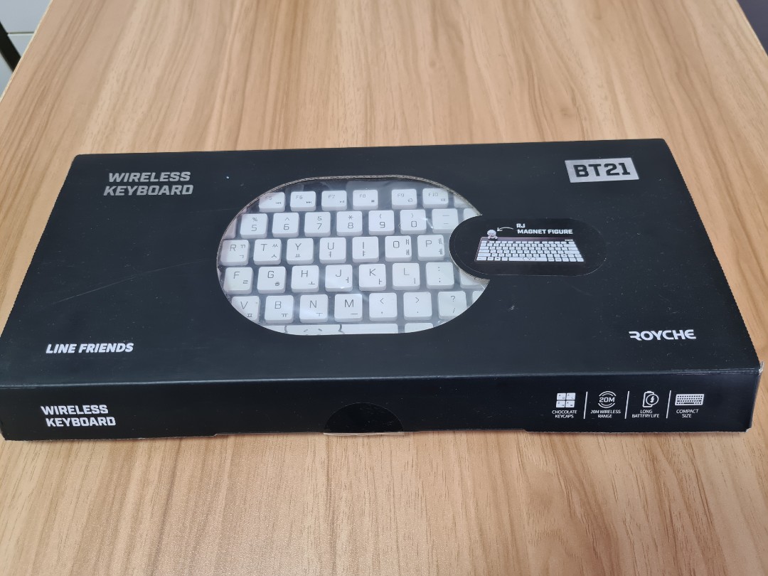 Line Friends Wireless Keyboard (with Korean keys), Computers & Tech ...