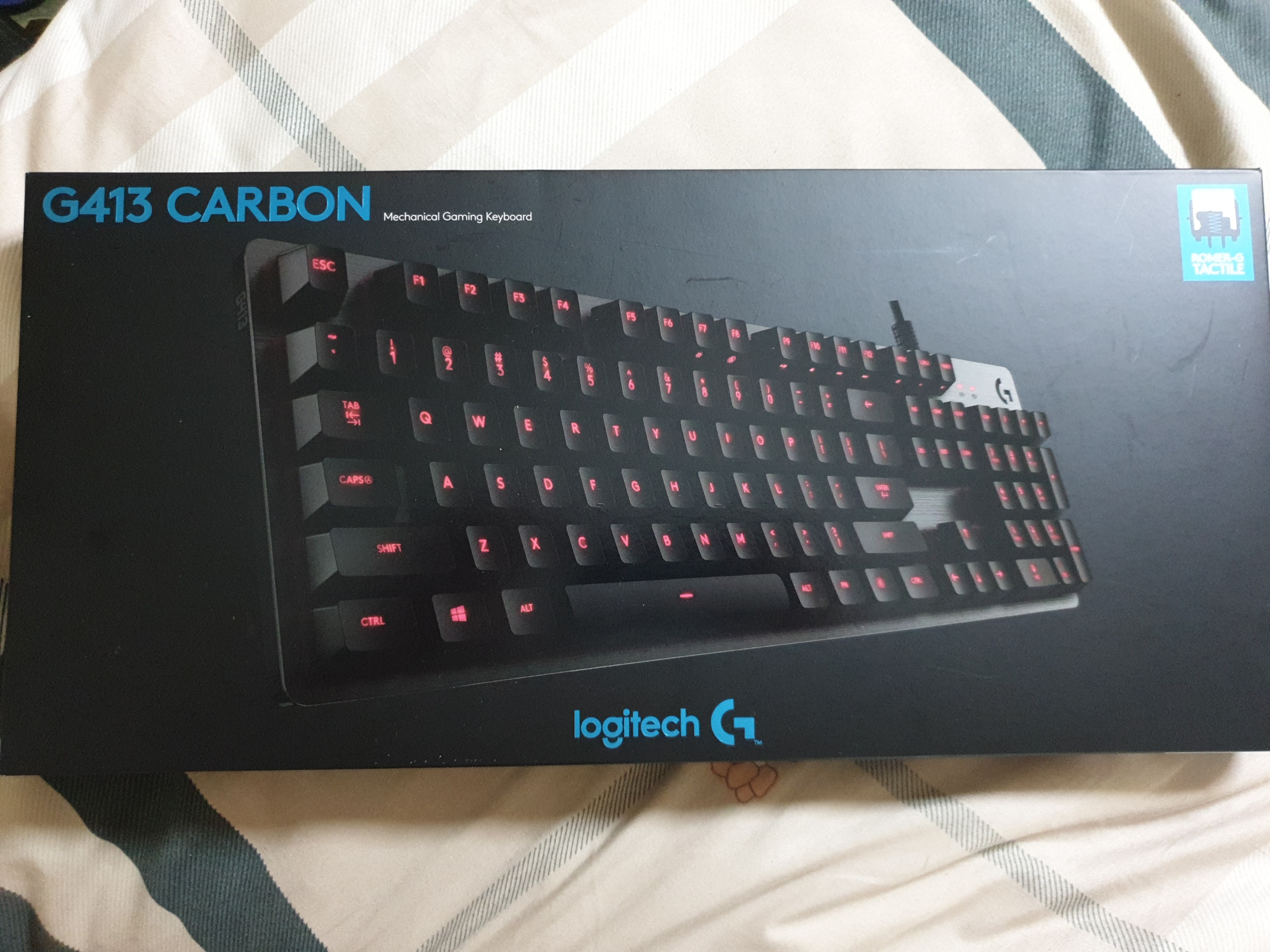 Logitech G413 carbon mechanical keyboard, Computers & Tech, Parts ...
