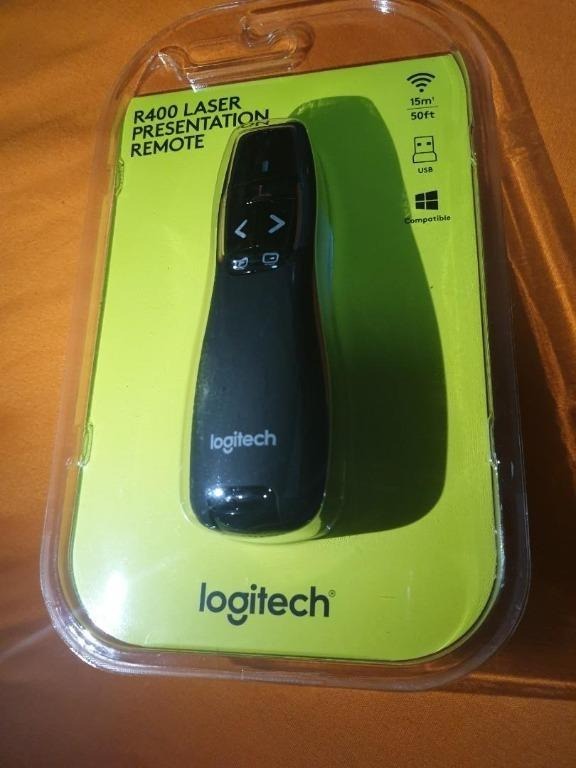 Logitech Wireless Presenter R400 Presentation Wireless Presenter with ...