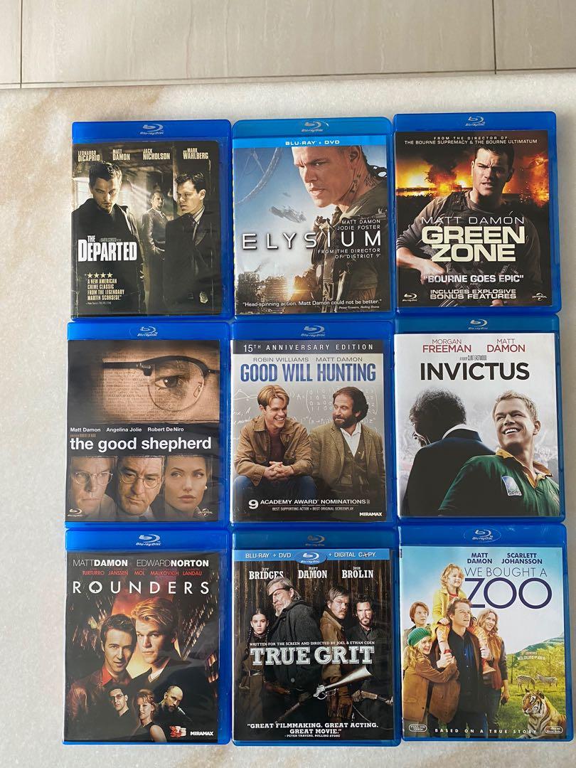 Matt Damon Blu Ray Collection, Hobbies & Toys, Music & Media, CDs ...