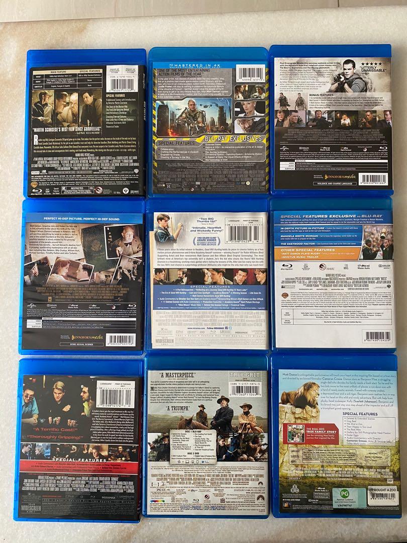 Matt Damon Blu Ray Collection, Hobbies & Toys, Music & Media, CDs ...