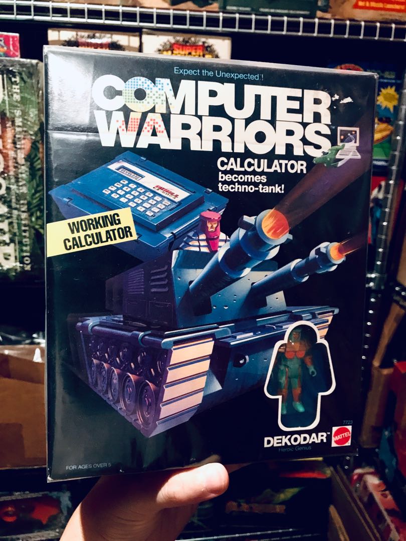 Mattel Computer Warriors Calculator RARE new, Hobbies & Toys ...