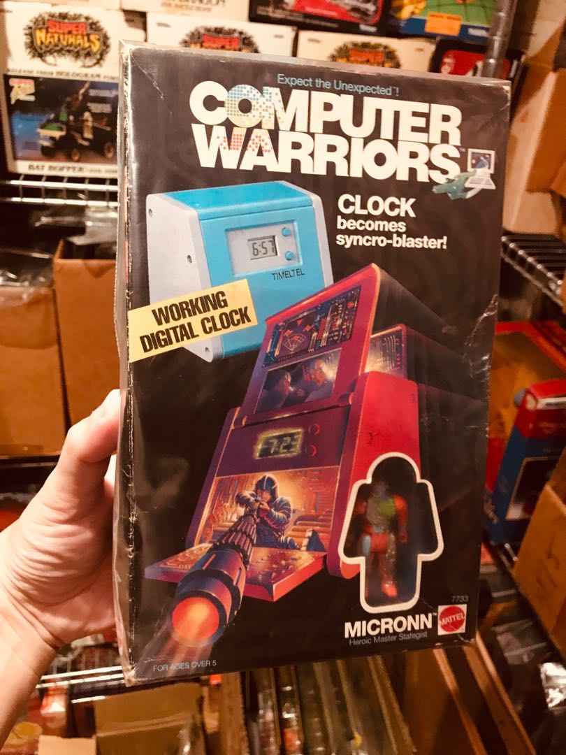 Mattel Computer Warriors Clock new, Hobbies & Toys, Memorabilia ...