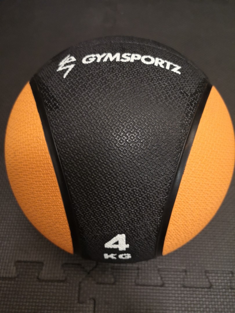 Medicine Ball - 4kg, Sports Equipment, Exercise & Fitness, Weights ...